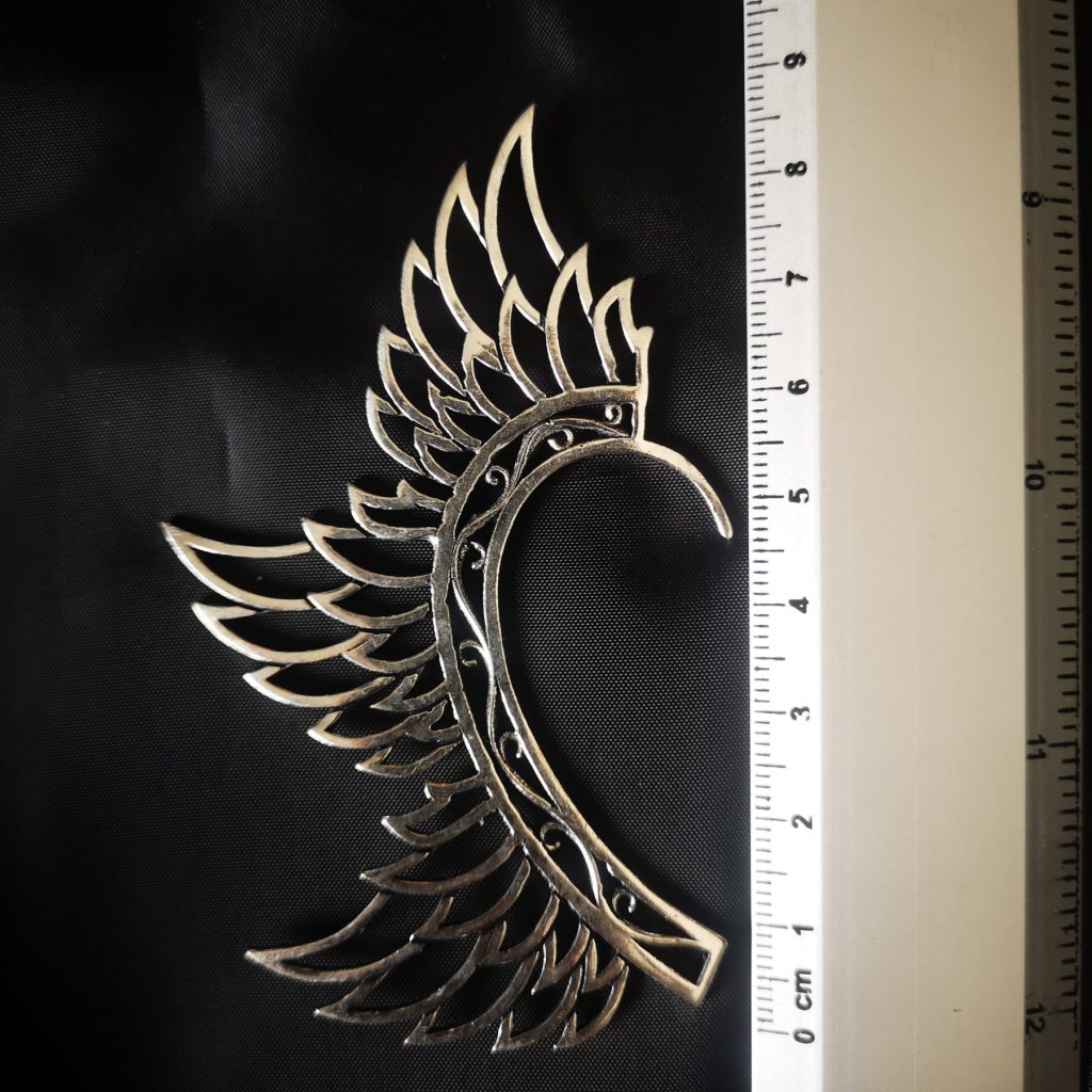 Ear Cuff Fire Phoenix Silver - HIPPIANA | Joyería Artesanal